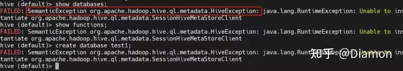 解决.Hive报错.metadata.HiveException - 知乎 解决.Hive报错.metadata.HiveException - 知乎