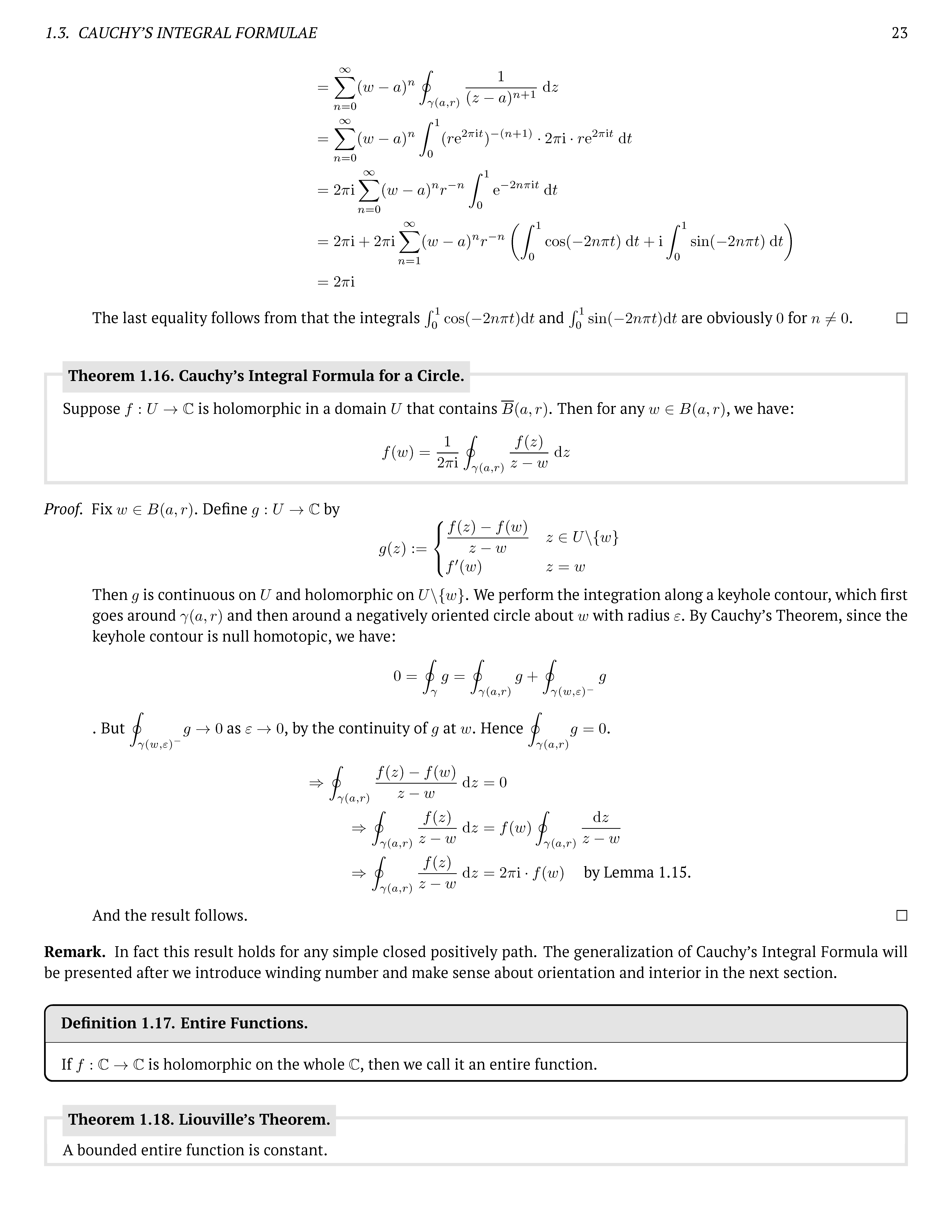 复分析II：Cauchy积分定理 - 知乎