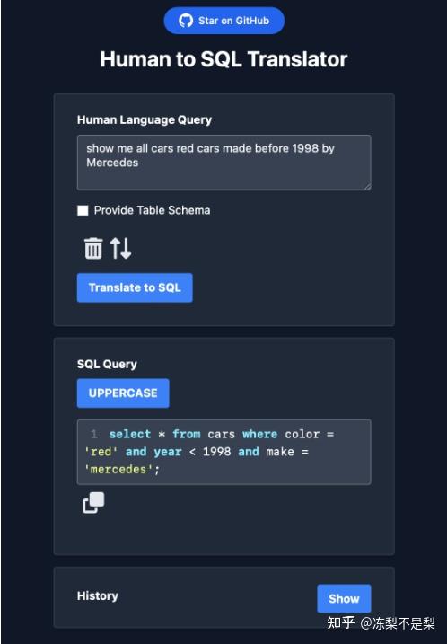 GitHub开源仓库：仅靠语言描述就能生成SQL了 - 知乎