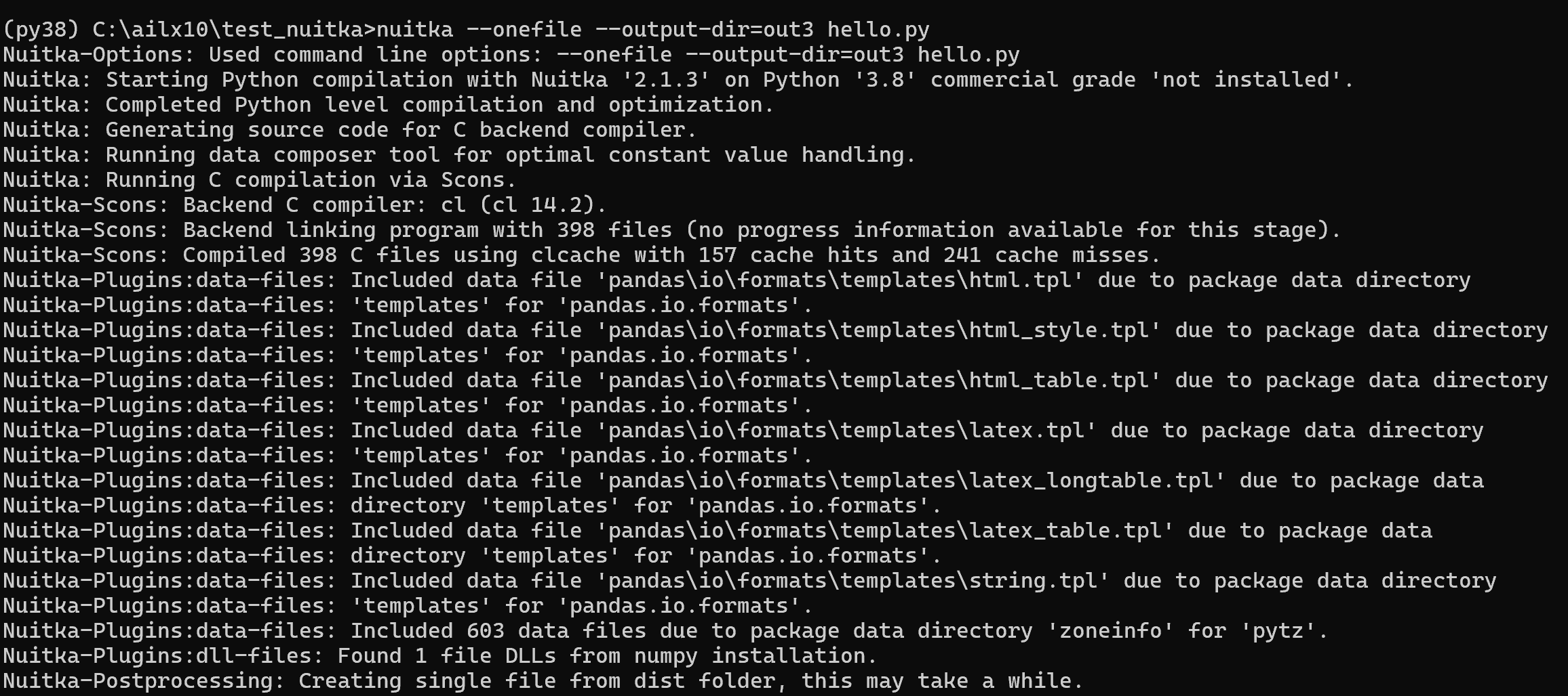 使用Nuitka打包Python程序 - 知乎