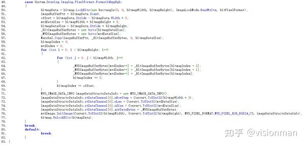 海康visionmaster-图像Bitmap和CmvdImage互转的方法 - 知乎
