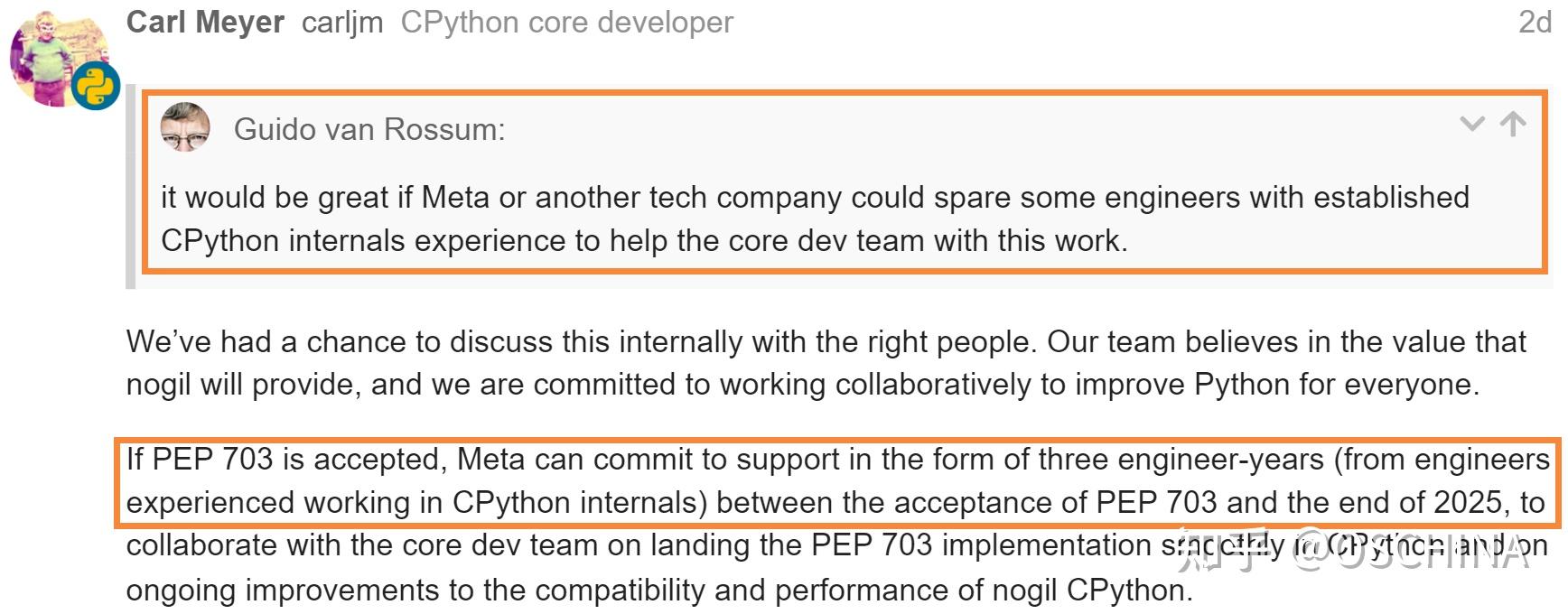 Python之父“摇人”来搞掉GIL，Meta果断出手 - 知乎