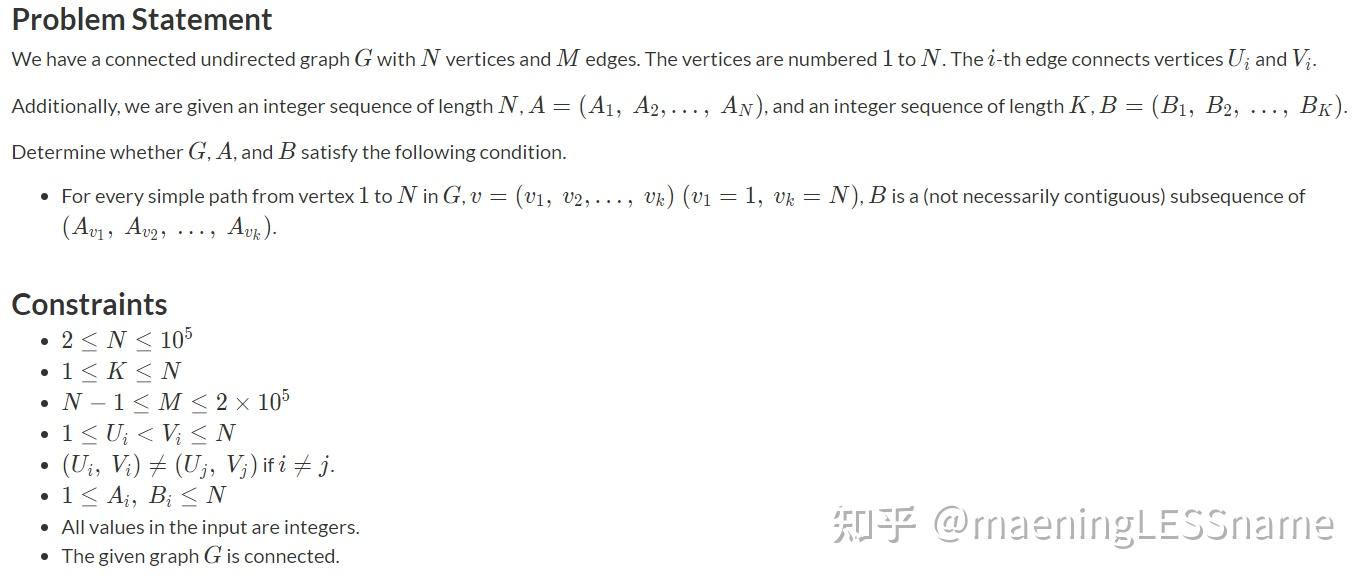 AtCoder Regular Contets 150（ARC150）B、C、D 题解 - 知乎
