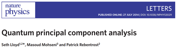 Quantum Algorithm (1): 量子主成分分析法 - 知乎