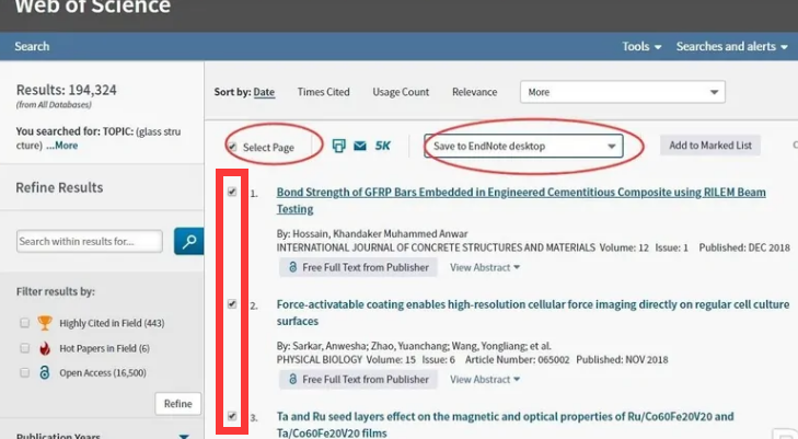 如何批量下载web of science上的文献？ - 知乎