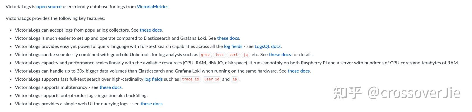 VictoriaLogs：一款超低占用的 ElasticSearch 替代方案 - 知乎