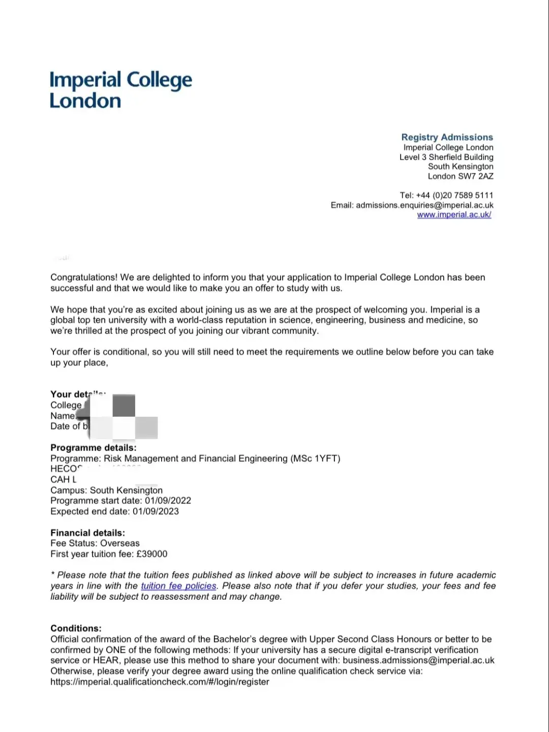 第一波G5 offer雨！有录网2022fall录取捷报分享！ - 知乎