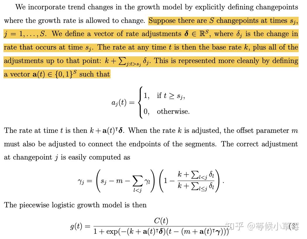 Prophet模型时间序列论文《Forecasting at Scale》 - 知乎