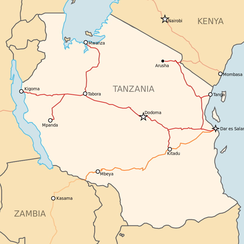 坦赞铁路 / TAZARA Railway（第一部分：概述、路线、客运服务、轨距及标准、设备） - 辽观搬运的中英文维基百科词条 - 知乎
