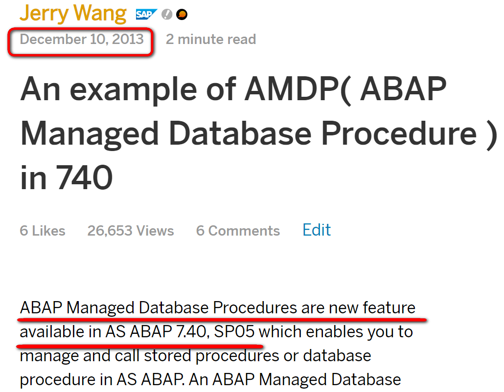 SAP AMDP介绍 - ABAP托管的HANA数据库过程 - 知乎