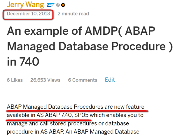 SAP AMDP介绍 - ABAP托管的HANA数据库过程 - 知乎