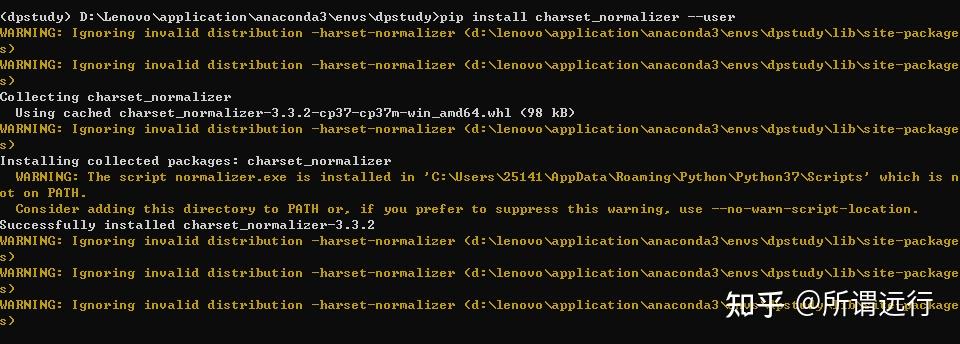AttributeError: module 'charset_normalizer' has no attribute....或者拒绝访问 - 知乎