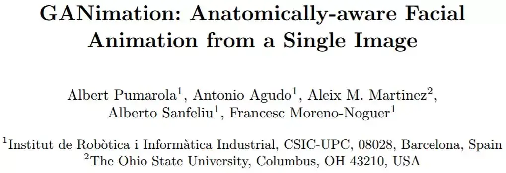 GANimation让图片变GIF表情包，秒杀StarGAN - 知乎