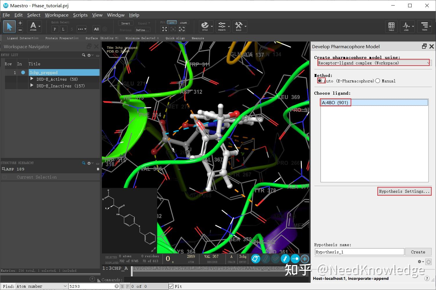 Schrödinger教程 | Structure-Based Virtual Screening Using Phase - 知乎