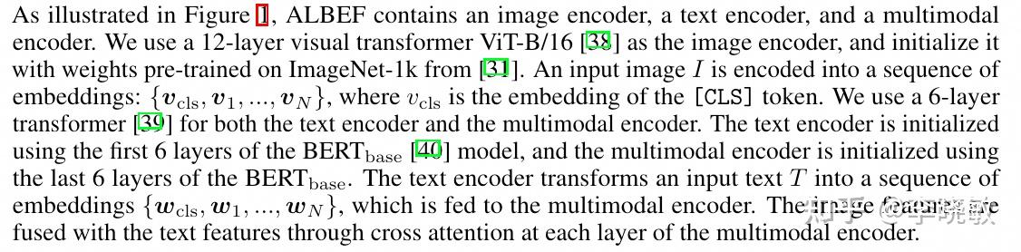 AI PaperReading第77篇 ALBEF 2021 nips 经典文章 多模态 预训练 - 知乎