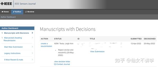 IEEE Sensors Journal期刊投稿经历分享 - 知乎