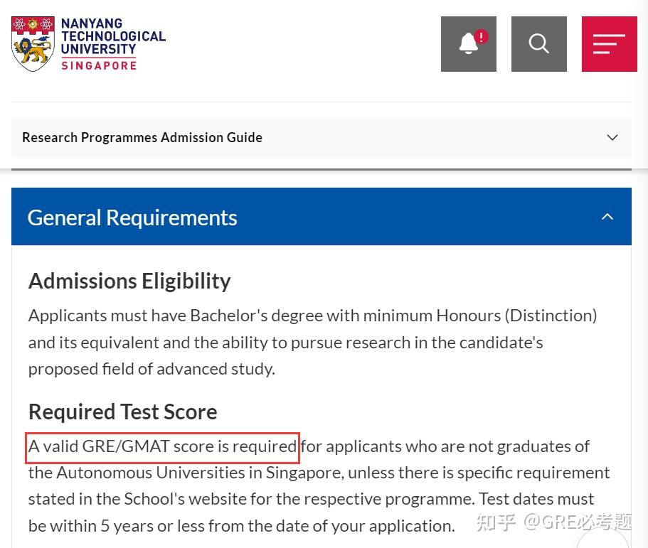 最新最全！24 Fall全球各大高校GRE要求整理！ - 知乎