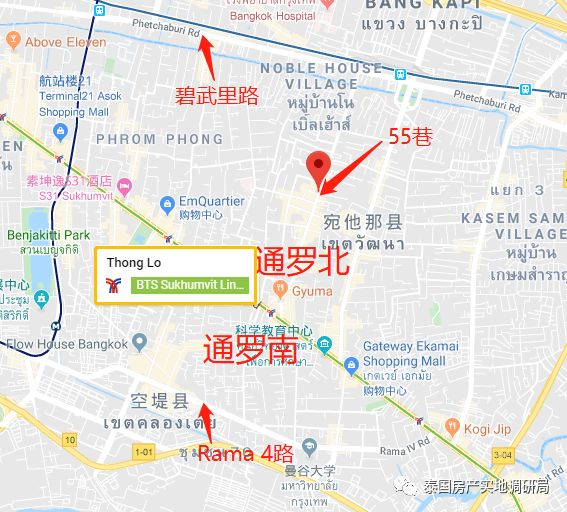 [原创] Thonglor 区域划分 - 知乎