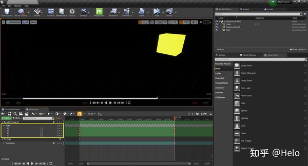 UE4中的动画编辑器 —— Sequencer in UE4 - 知乎