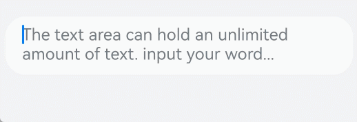 鸿蒙应用开发（ArkTS组件）文本与输入-TextArea - 知乎