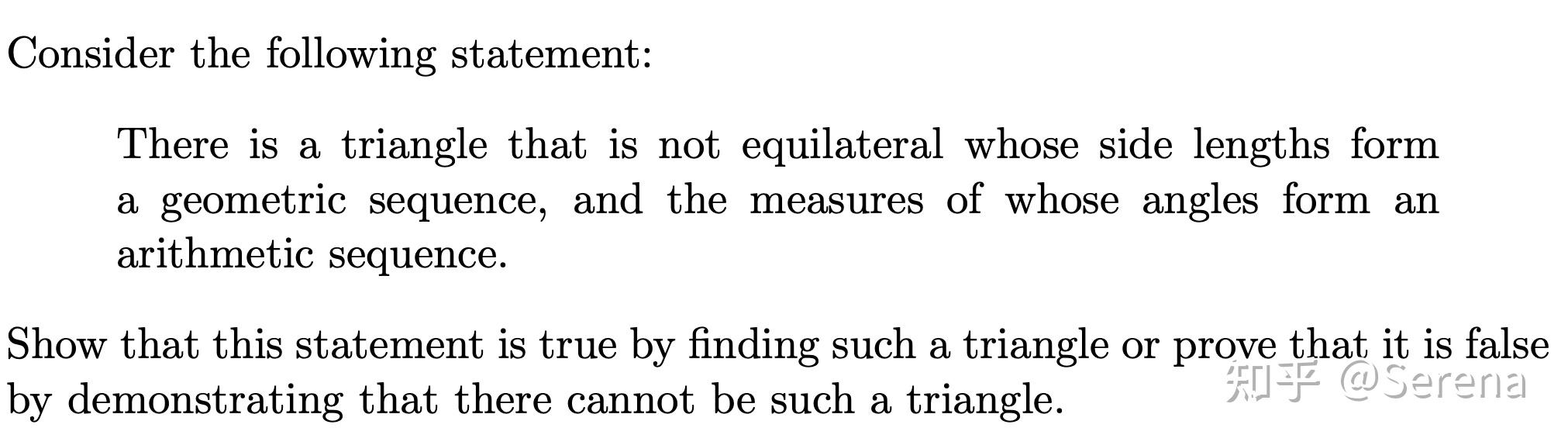 欧几里得数学竞赛 Euclid Math Contest - 知乎