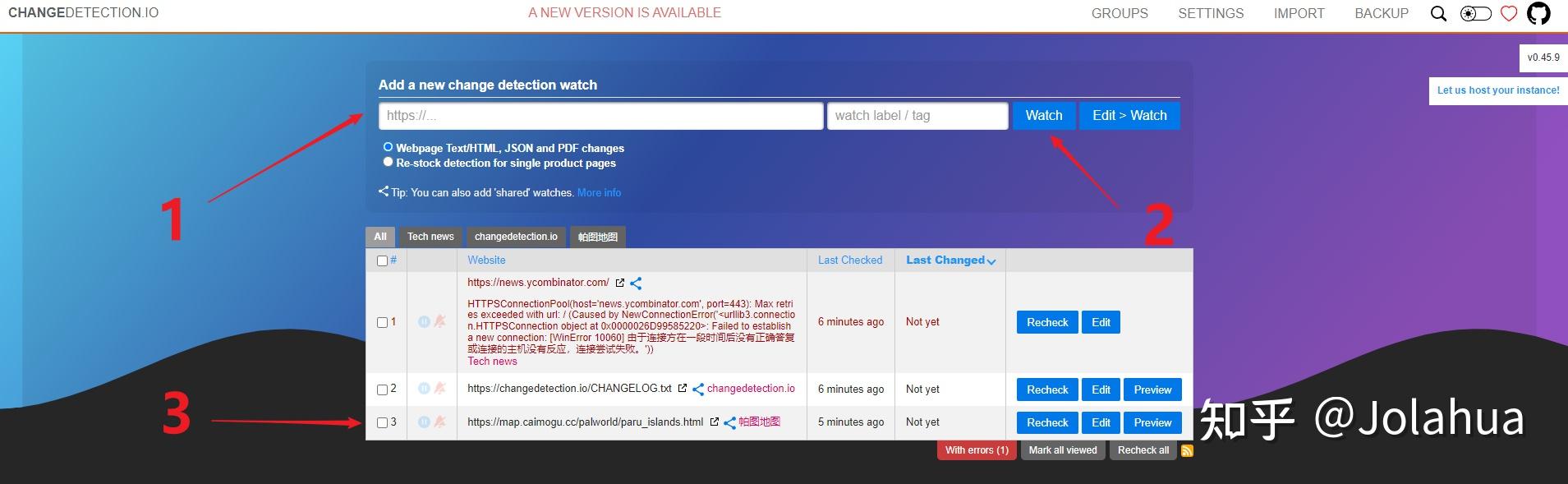 changedetection.io，一个超实用的python库 - 知乎