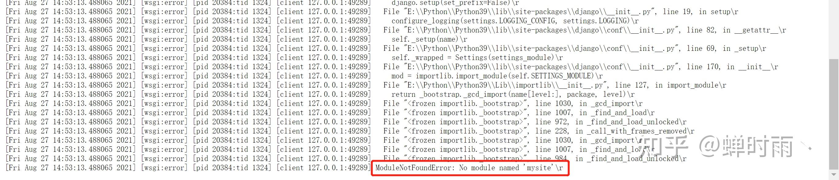 Windows使用Apache和mod_wsgi部署Django - 知乎