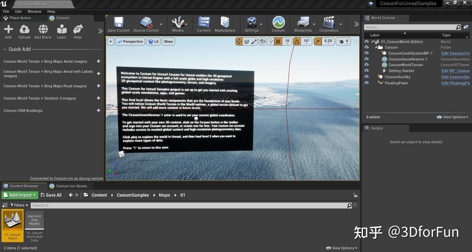 （八）Cesium for Unreal添加本地数据（译） - 知乎