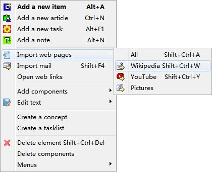 增量阅读中导入维基百科（YouTube）的快捷键是什么？ - 知乎