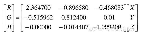 色差仪RGB、XYZ、LAB颜色空间的含义及转换 - 知乎