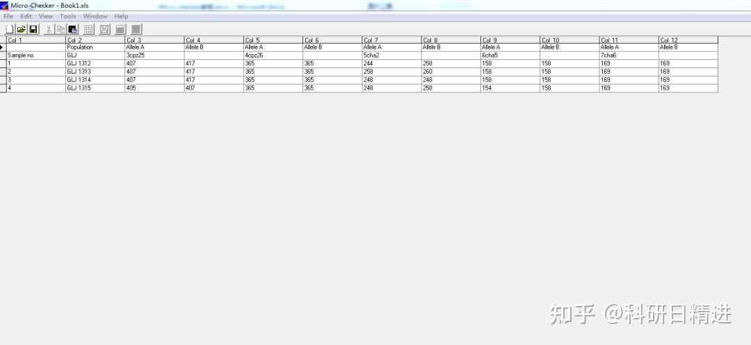 使用micro checker检测无效等位基因具体步骤 - 知乎