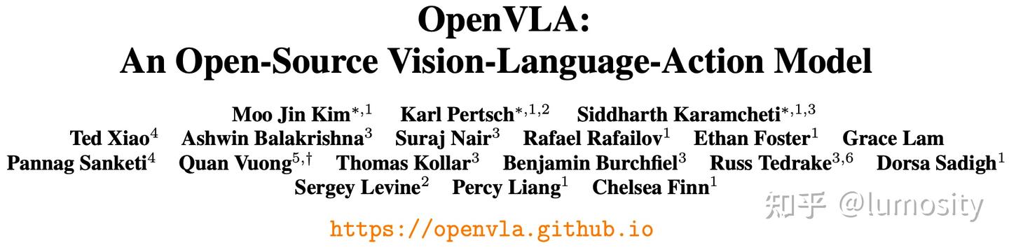 论文阅读-具身智能: OpenVLA, ECoT, ICRT, ReKep, RDT, LAPA, pi_0, CogACT - 知乎