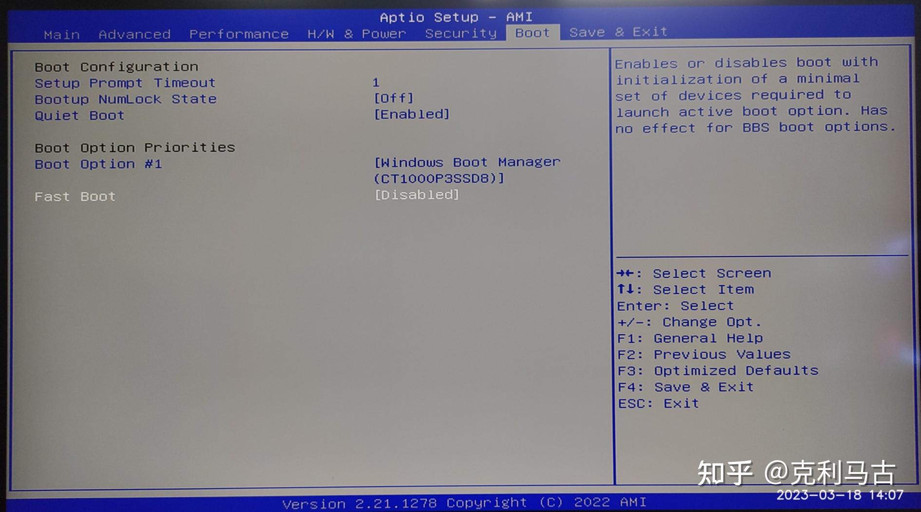 AMI BIOS 选项展示及部分解释(by ChatGPT) - 知乎