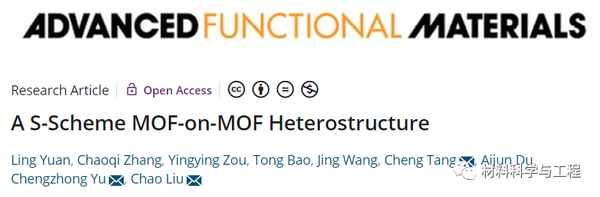 《AFM》：一种S型MOF-on-MOF异质结构！ - 知乎