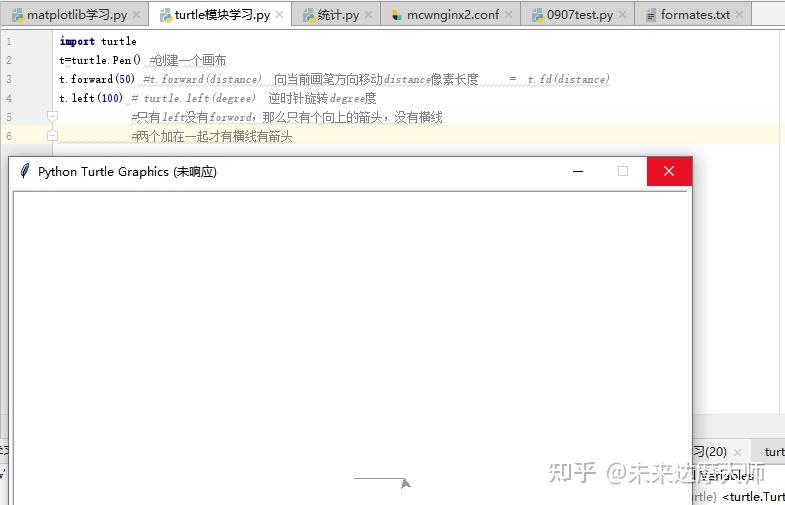 Python Turtle海龟模块使用详情 知乎 5741