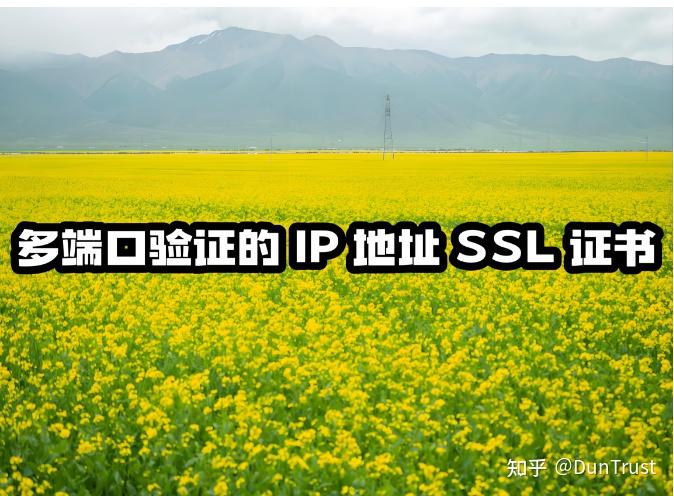 非80/443端口验证的IP SSL证书 - 知乎