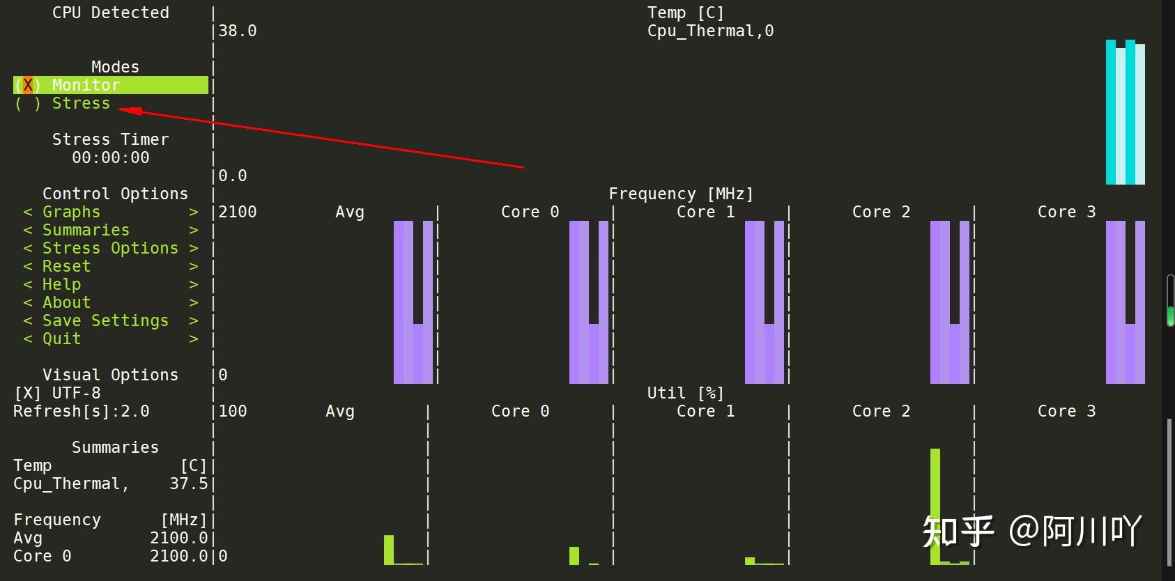 树莓派4B新手2023保姆级入门指南- 超频设置（3种），压力测试s-tui，散热改装-9 - 知乎