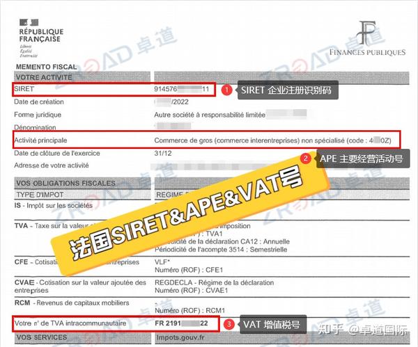 法国公司Kbis、VAT、EORI、SIRET等证件号码的作用及查阅方法介绍 - 知乎