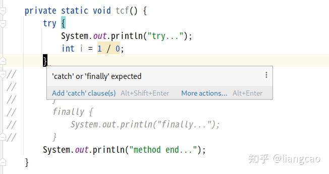 try-catch-finally执行顺序以及真正return了什么 - 知乎