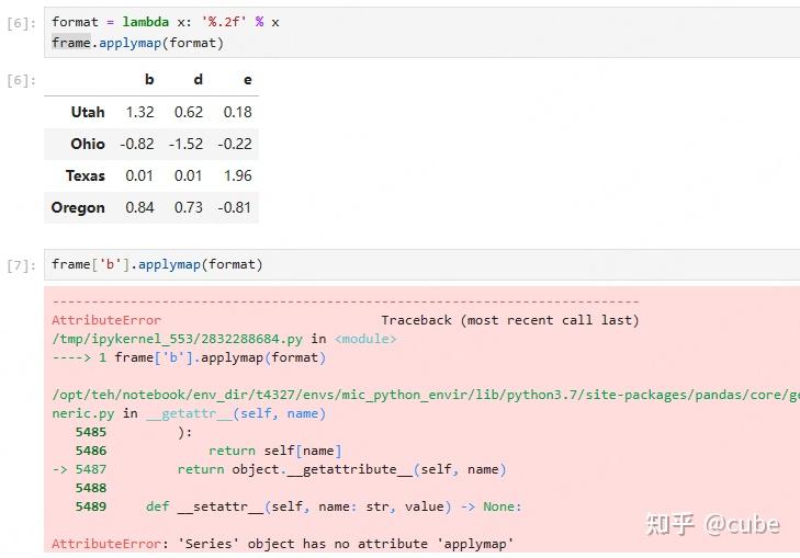 Pandas中map、applymap和apply方法差异 - 知乎