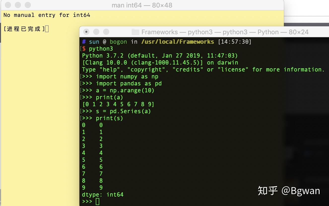 Mac下python安装numpy，pandas，matplotlib - 知乎
