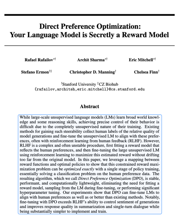 DPO (PPO代替)解读与实践【大模型论文系列】 - 知乎