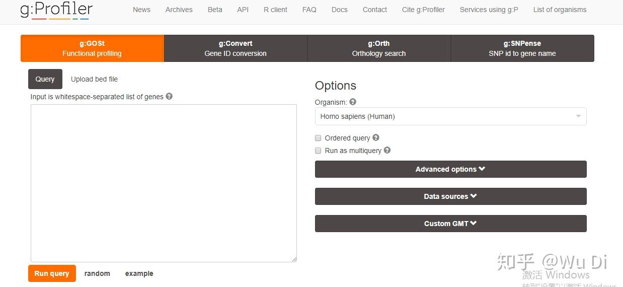 利用g:profiler基因注释网站进行GO注释分析 - 知乎