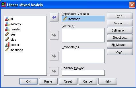 用SPSS估计HLM多层（层次）线性模型 - 知乎