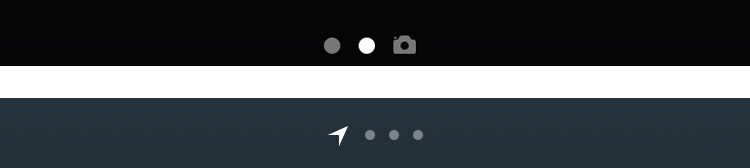 这个控件叫：Page Indicator/Page Controls/页面指示器 - 知乎