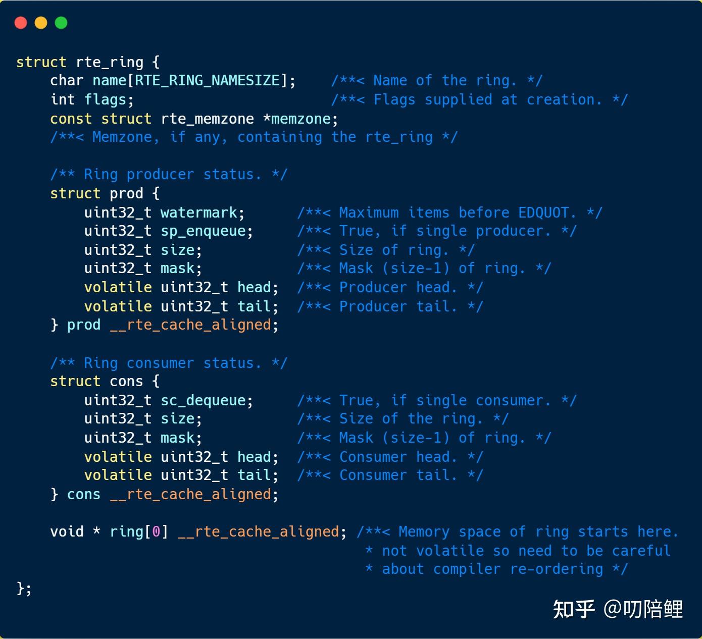 DPDK 无锁环形队列(Ring)详解--段子解法 - 知乎