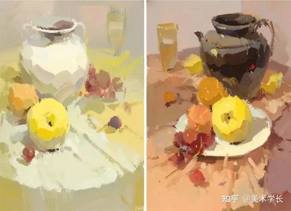 色彩课堂｜色彩静物完美解读，超大大大教学合集！ - 知乎