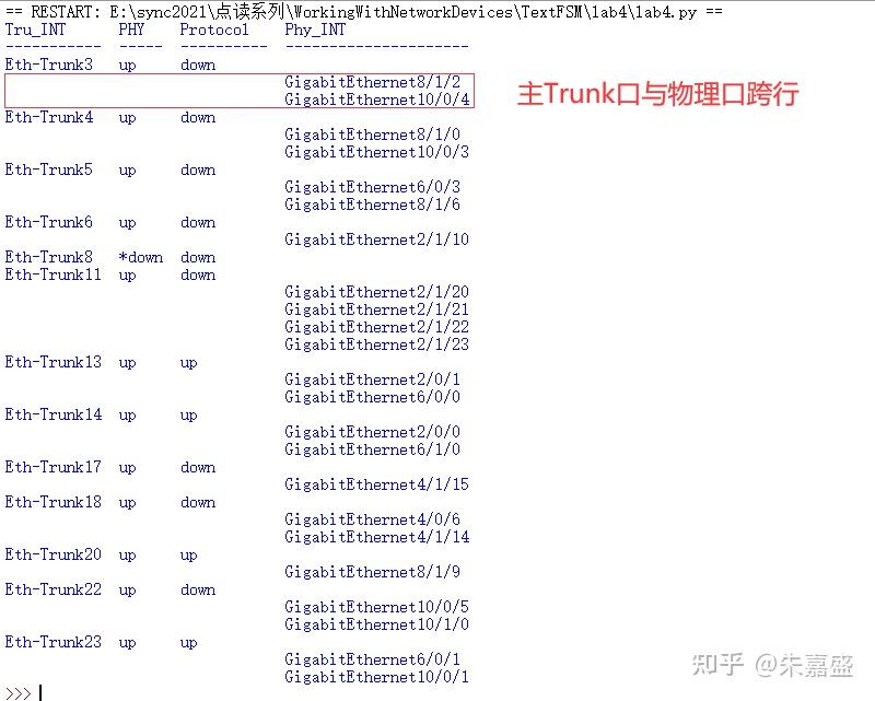 网络工程师 Python TextFSM 模板（第6节，实验4，List，Continue.Record，华为） - 知乎