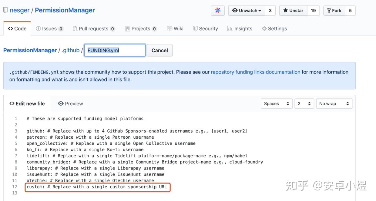 给你的 GitHub Repository 加上 sponsor 按钮 - 知乎