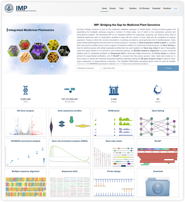 NAR | 整合药用植物组学平台 IMP中文教程（基因组更新到 441 个植物） - 知乎